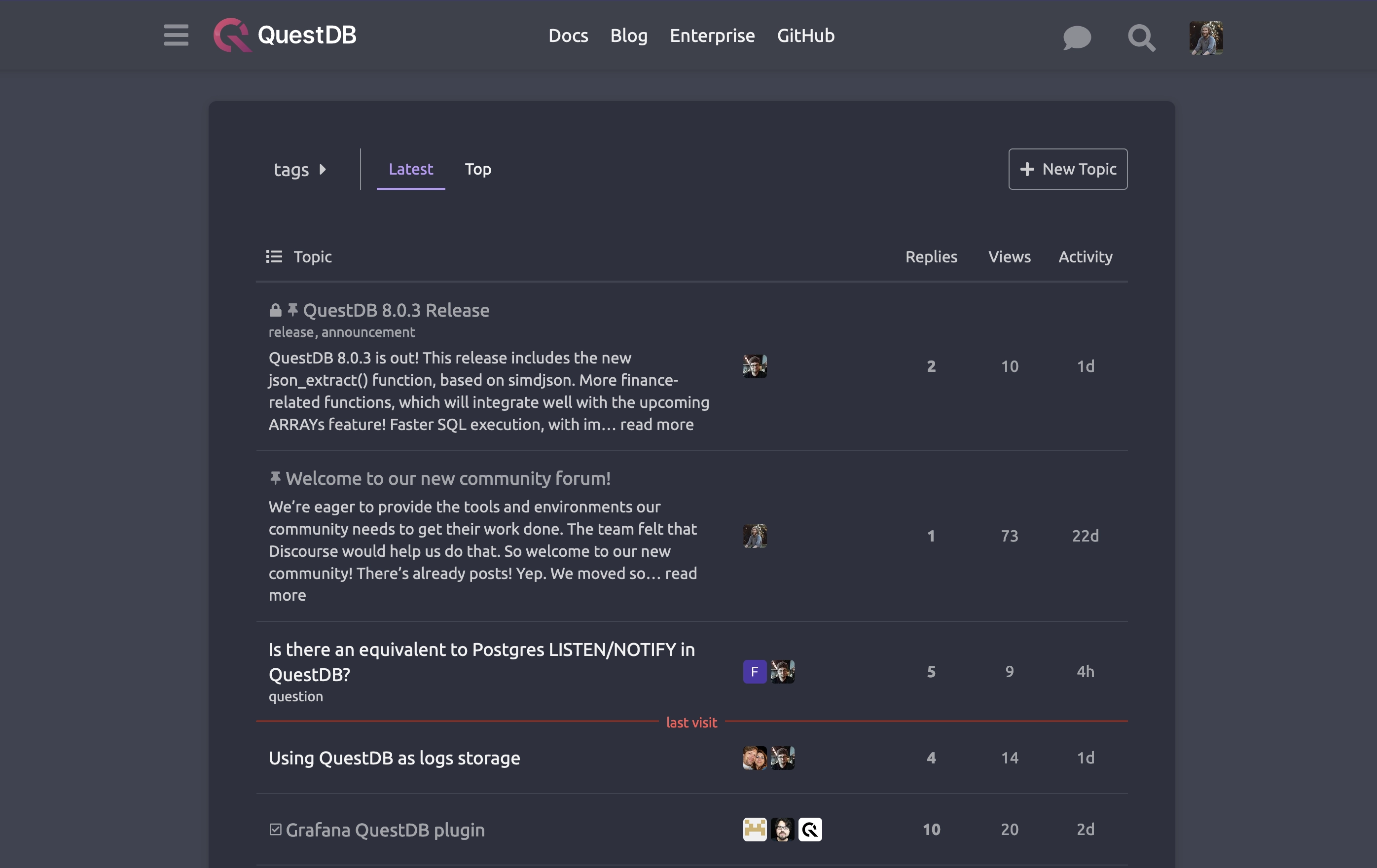 Why we opened a public Discourse forum (and you should too) | QuestDB